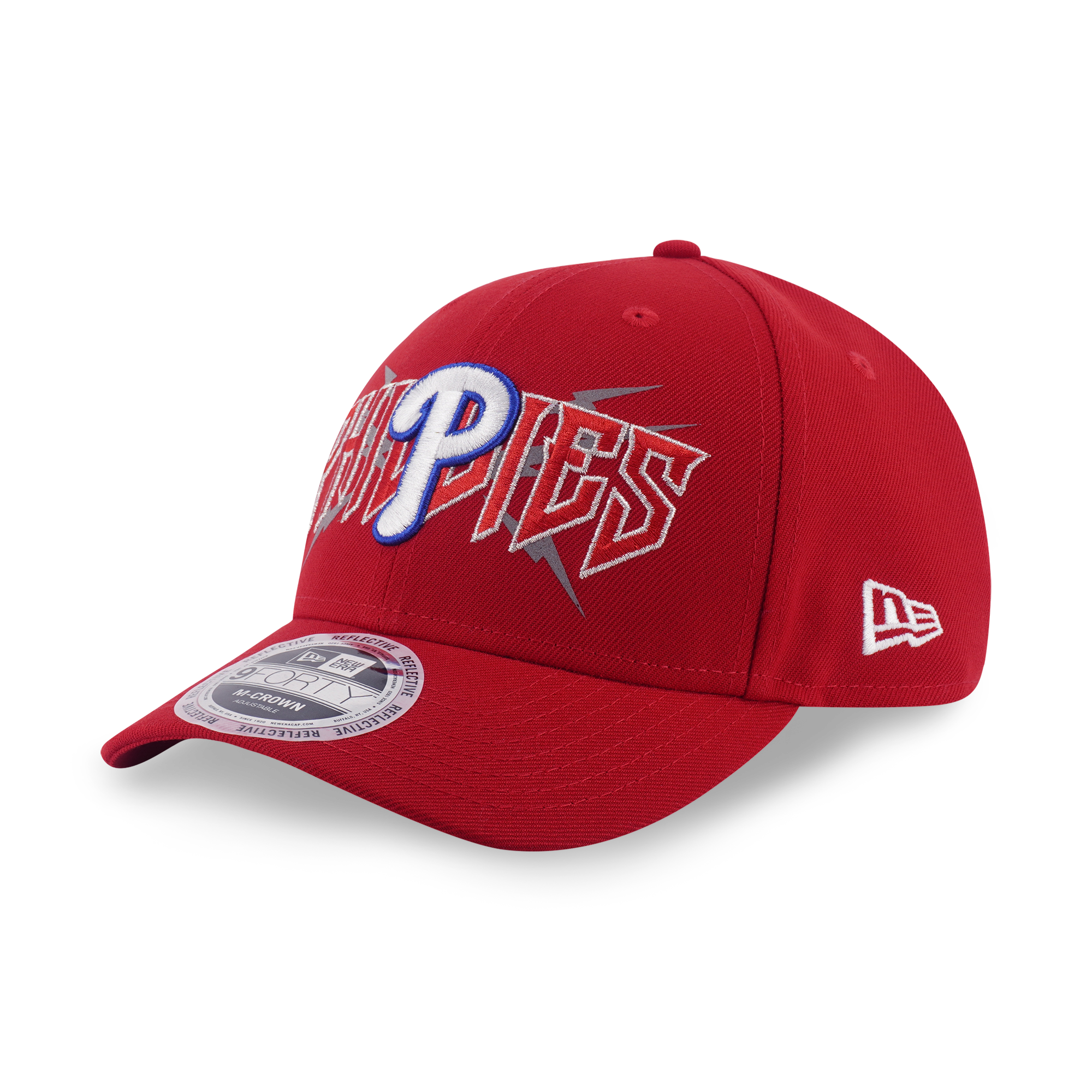 9FORTY M-Crown Philadelphia Phillies Rebellious Resistance Scarlet Adj ...